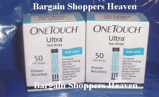 100 ONE TOUCH ULTRA TEST STRIPS NEW IN BOX SEALED EXP 03/2011 NEW even ...