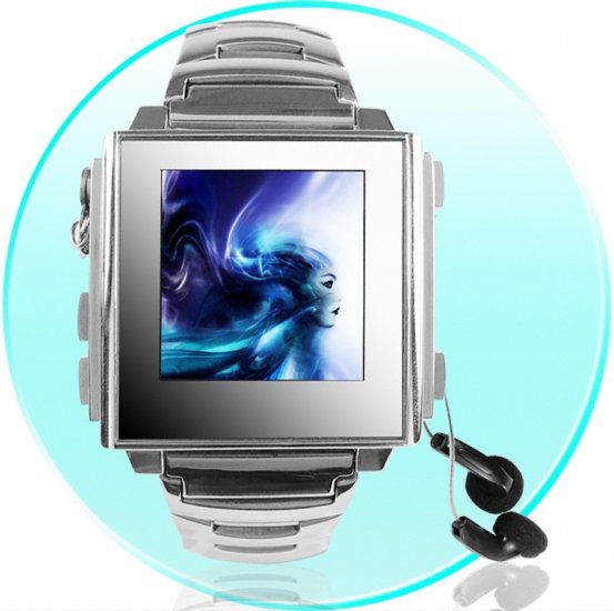 8GB High Fashion Mens MP4 Watch - 1.5 Inch LCD Screen [TKE-CVEFC-651-8]