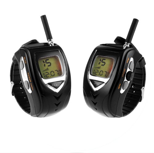 Walkie Talkie Watch Set - Security Edition - USA [TKE-CVEAT-007-BLACK-USA]