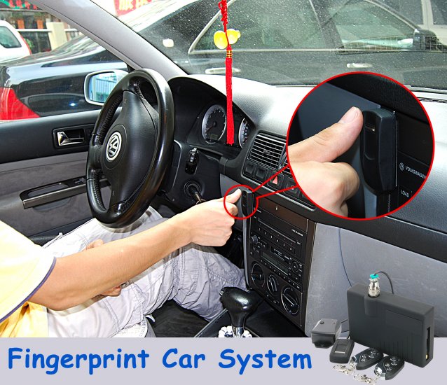 Fingerprint Car Security System with GSM Alerts [TKE-CVKP-BG04]