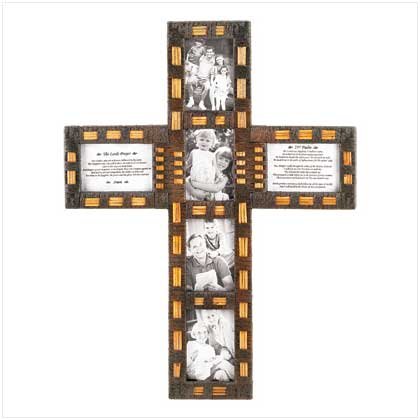12248 Cross picture frame