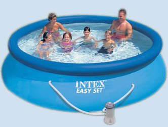 INTEX Oval Above Ground Swimming Pool 1485Gallon