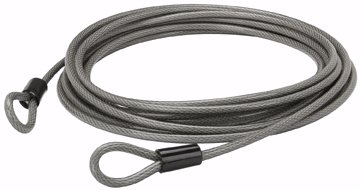 30 Ft. x 3/8" Steel Braided Cable with Loop Ends