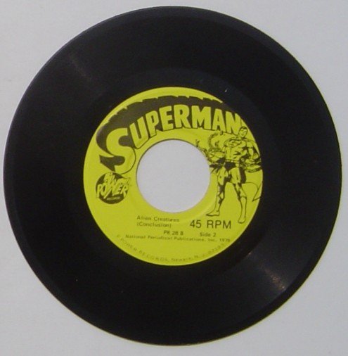 Superman Record PR-28 1975 Power Record & Comic Book