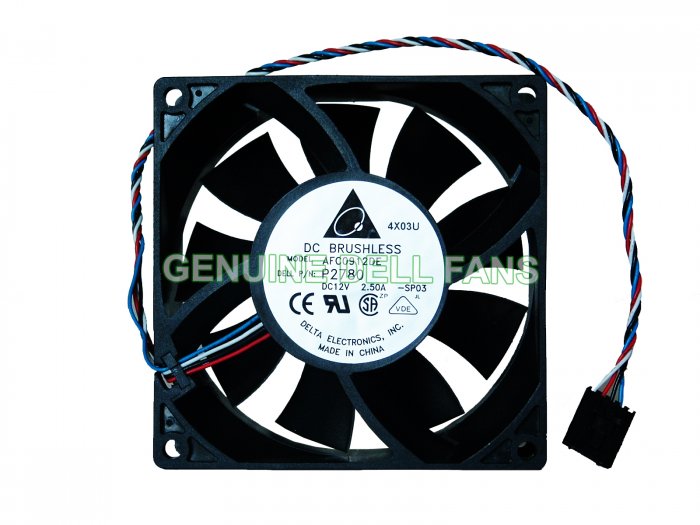Dell Precision Workstation 370 Case Cooling Fan Genuine Dell 92mm x ...