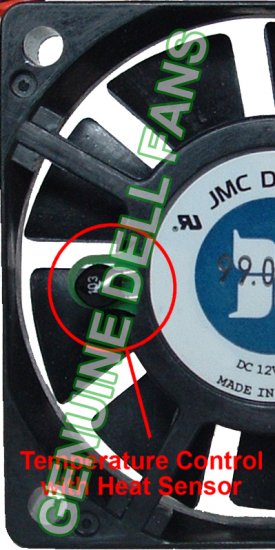 Genuine Dell Optiplex Fan 89506 GX110 Temperature Control Case Cooling ...