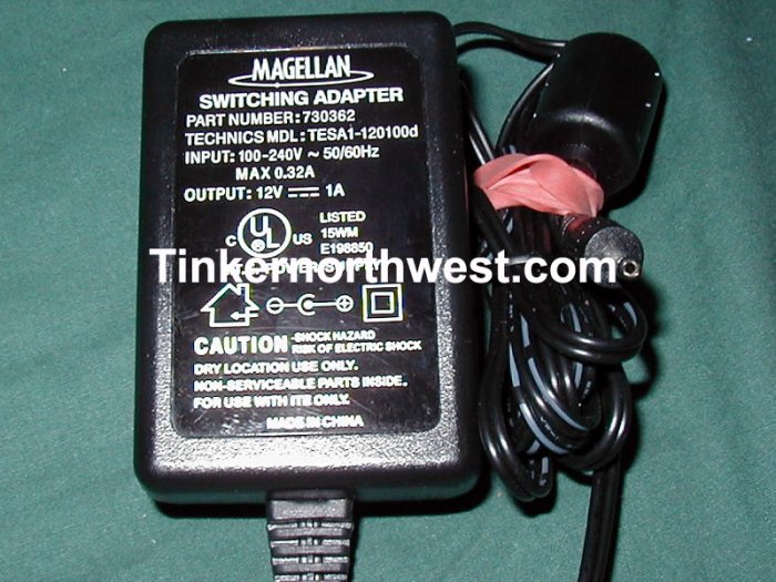 Magellan RoadMate 300 360 500 700 760 AC Power Adapter