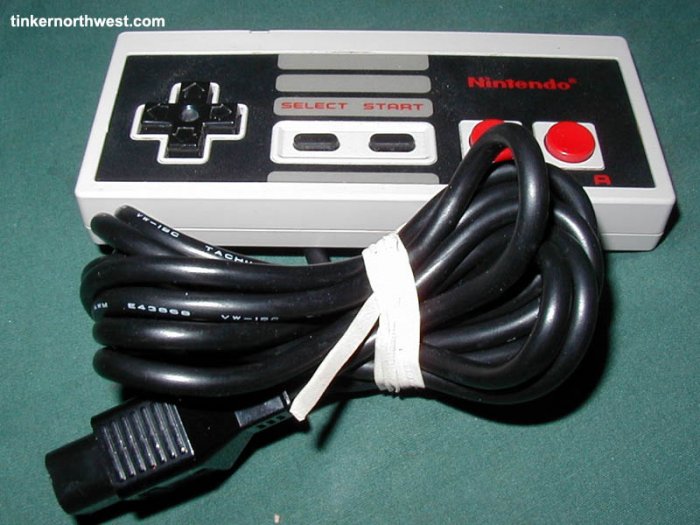 Original Nintendo NES Video Game Controller