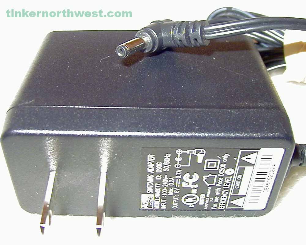 ACBel WA8077 AC Power Adapter 6VDC 0.7A
