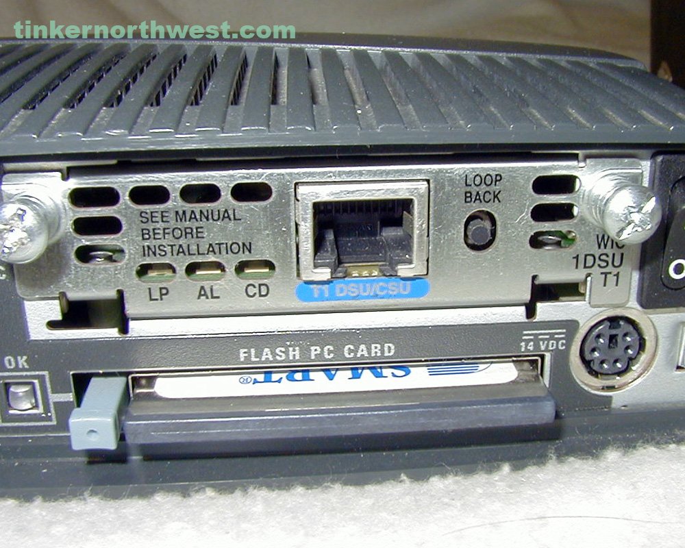 Cisco 1601 CSU/DSU T1 10MB RAM 16MB ROM