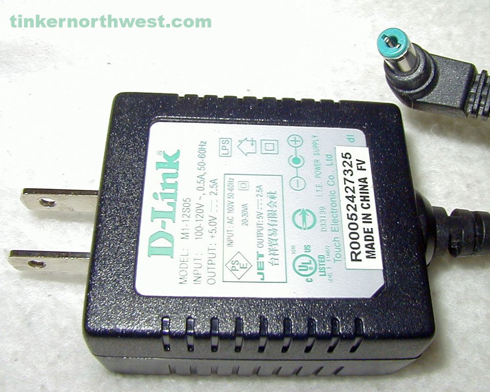 D-Link M1-12S05 AC Power Adapter 5VDC 2A Supply