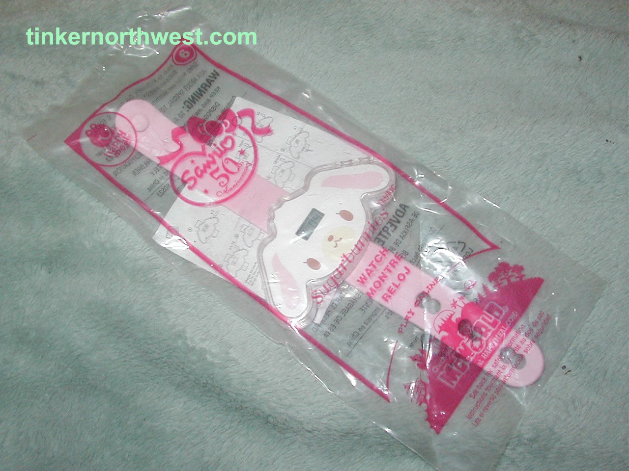 McDonald's Sanrio Hello Kitty 50th Anniversary Sugarbunnies Watch 2010