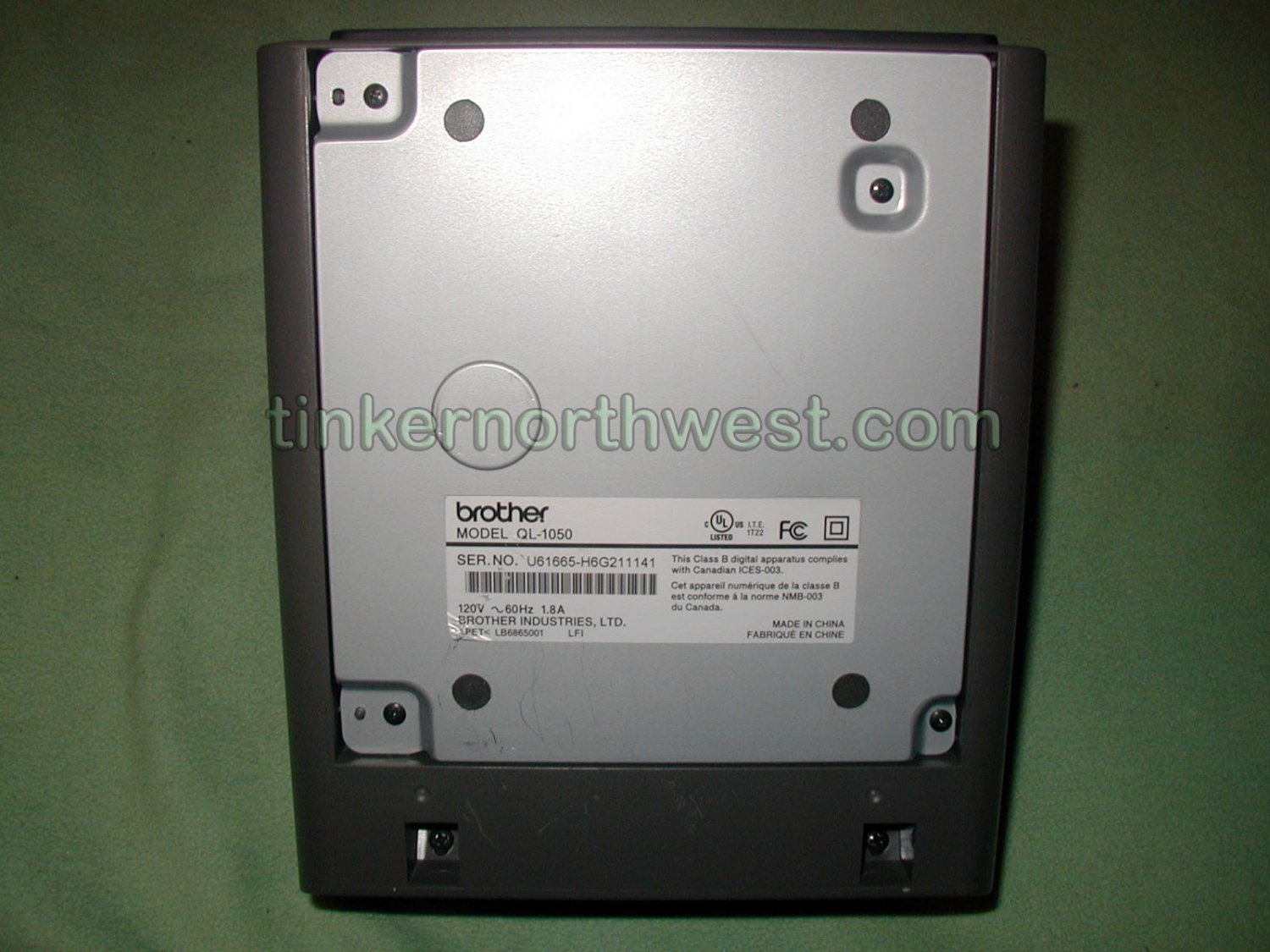 Brother QL-1050 Wide Format PC Label Printer