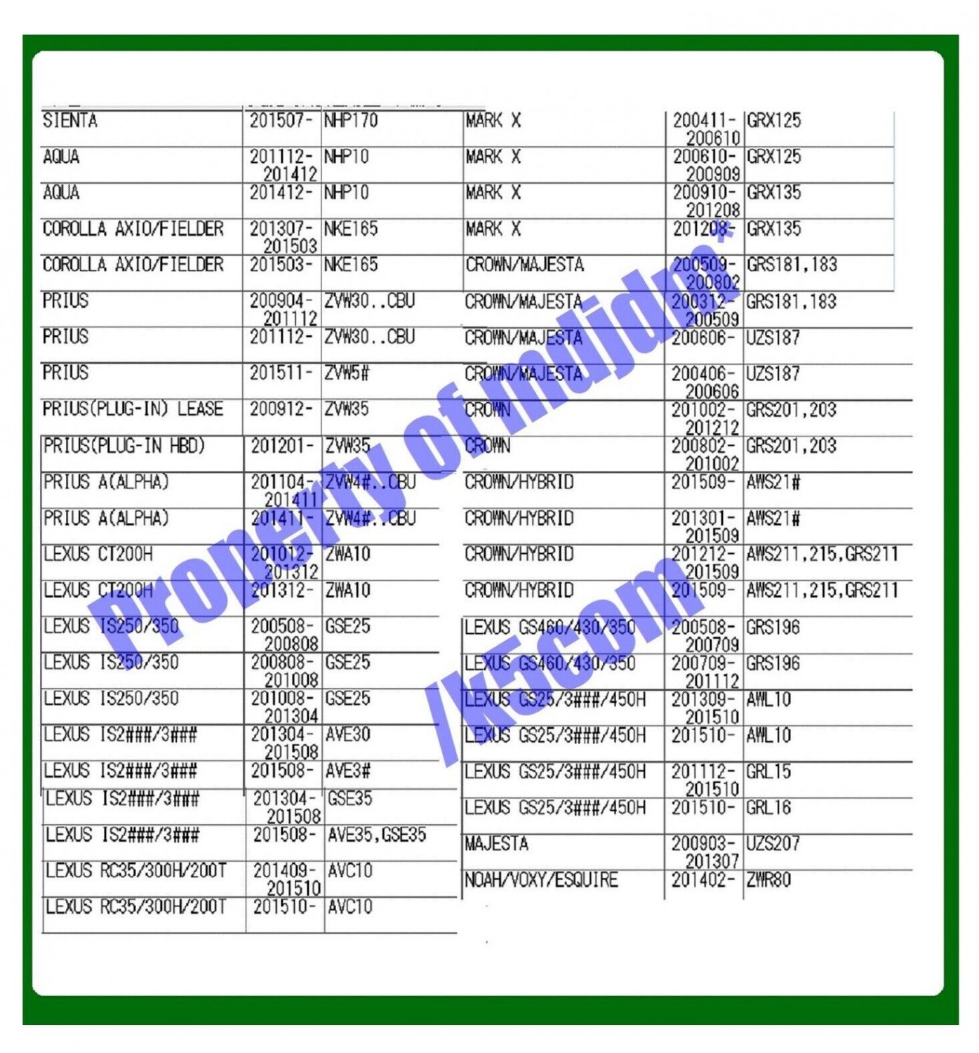 Made in Japan by Toyota genuine Straight SPLUG 90341-18060 Genuine