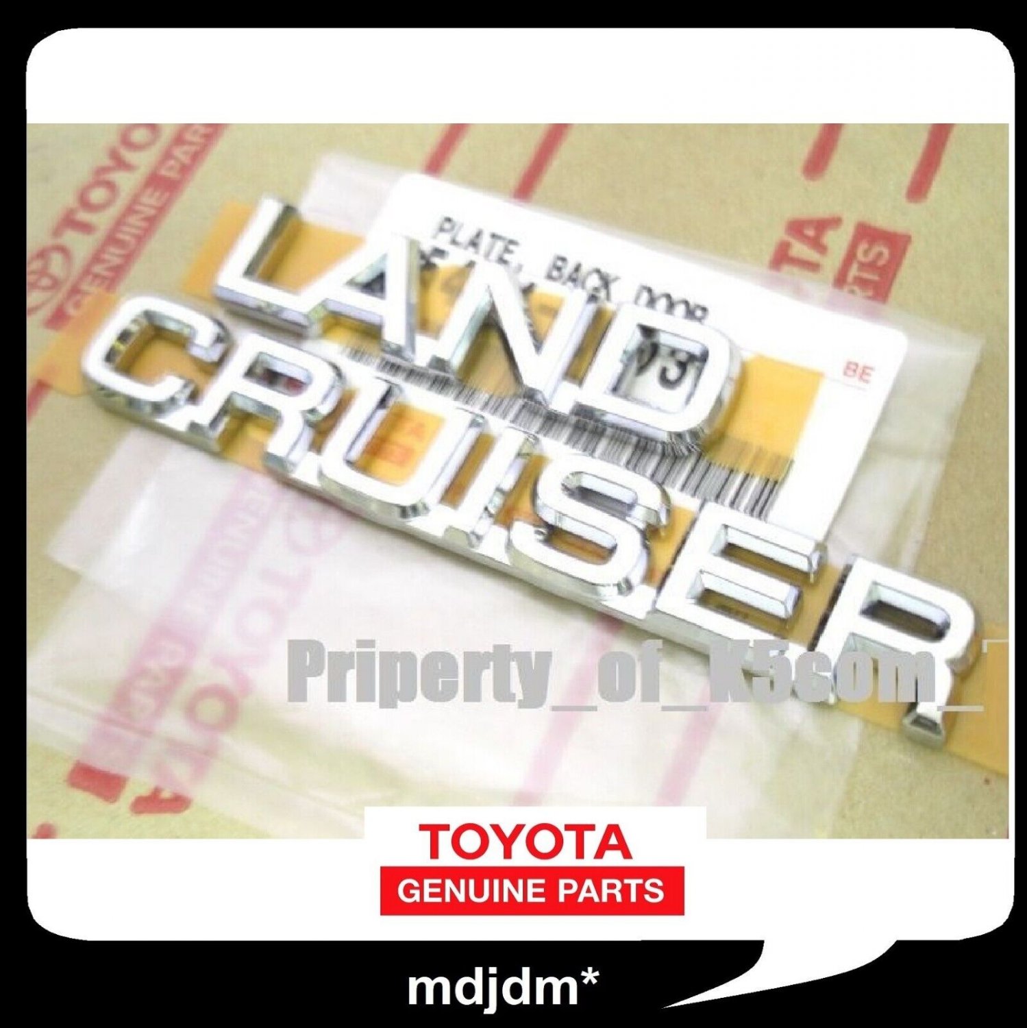 JDM Toyota 02-09 Lexus GX470 Land Cruiser Prado J120 Rear LAND CRUISER ...