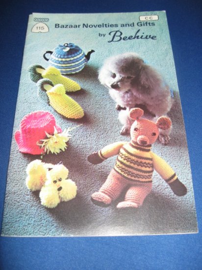 Patons Bazaar Novelties and Gifts by Beehive Knitting pattern