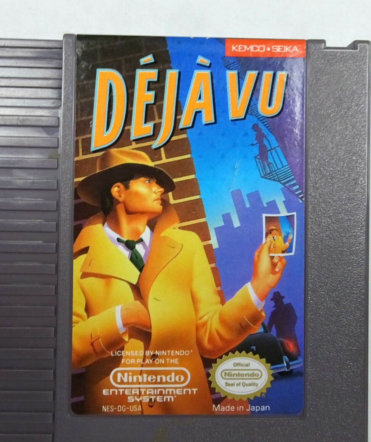 Vintage Deja Vu Nintendo NES Game Cartridge 1990 Adventure Detective ...
