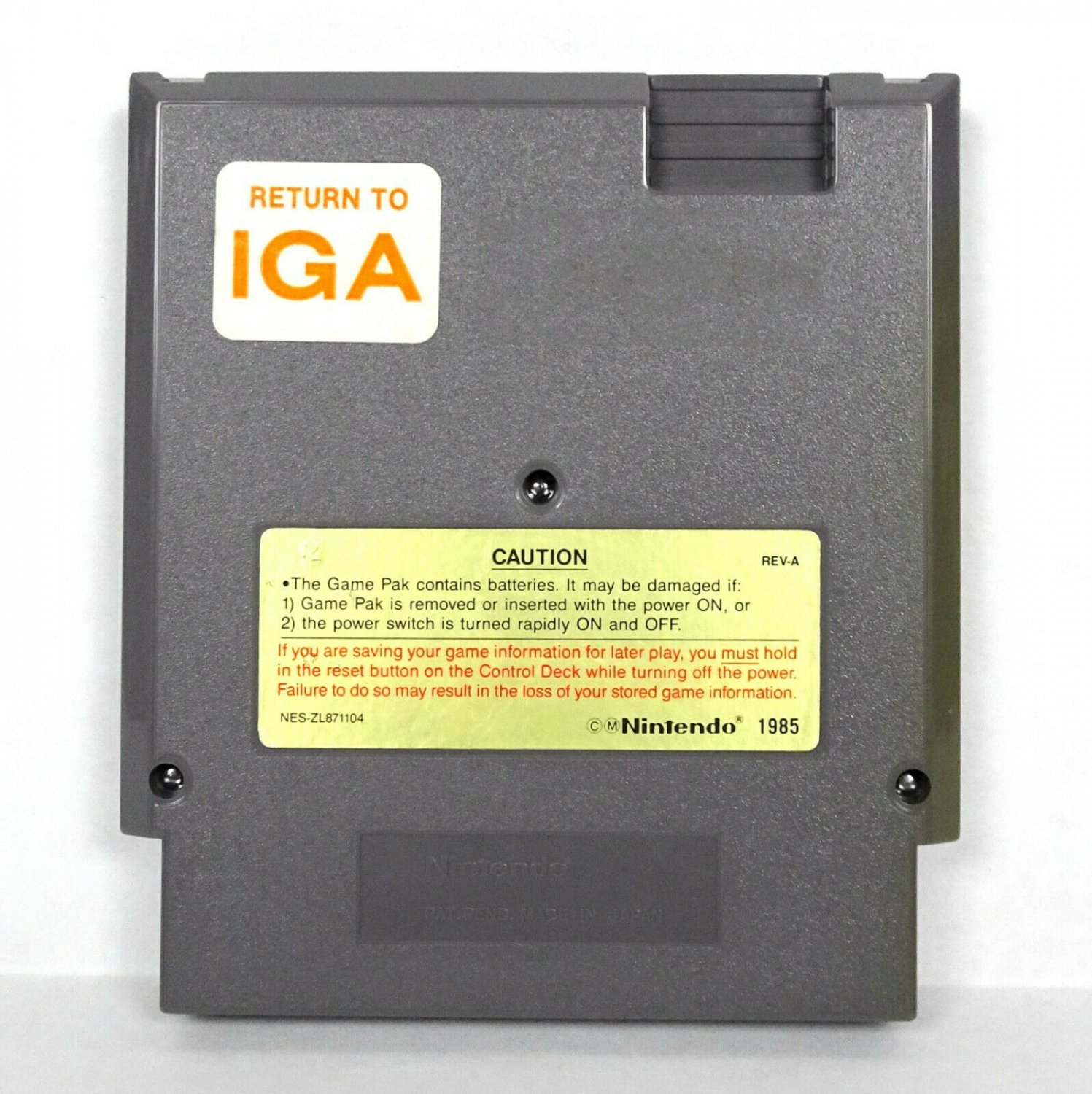 Vintage Deja Vu Nintendo NES Game Cartridge 1990 Adventure Detective ...