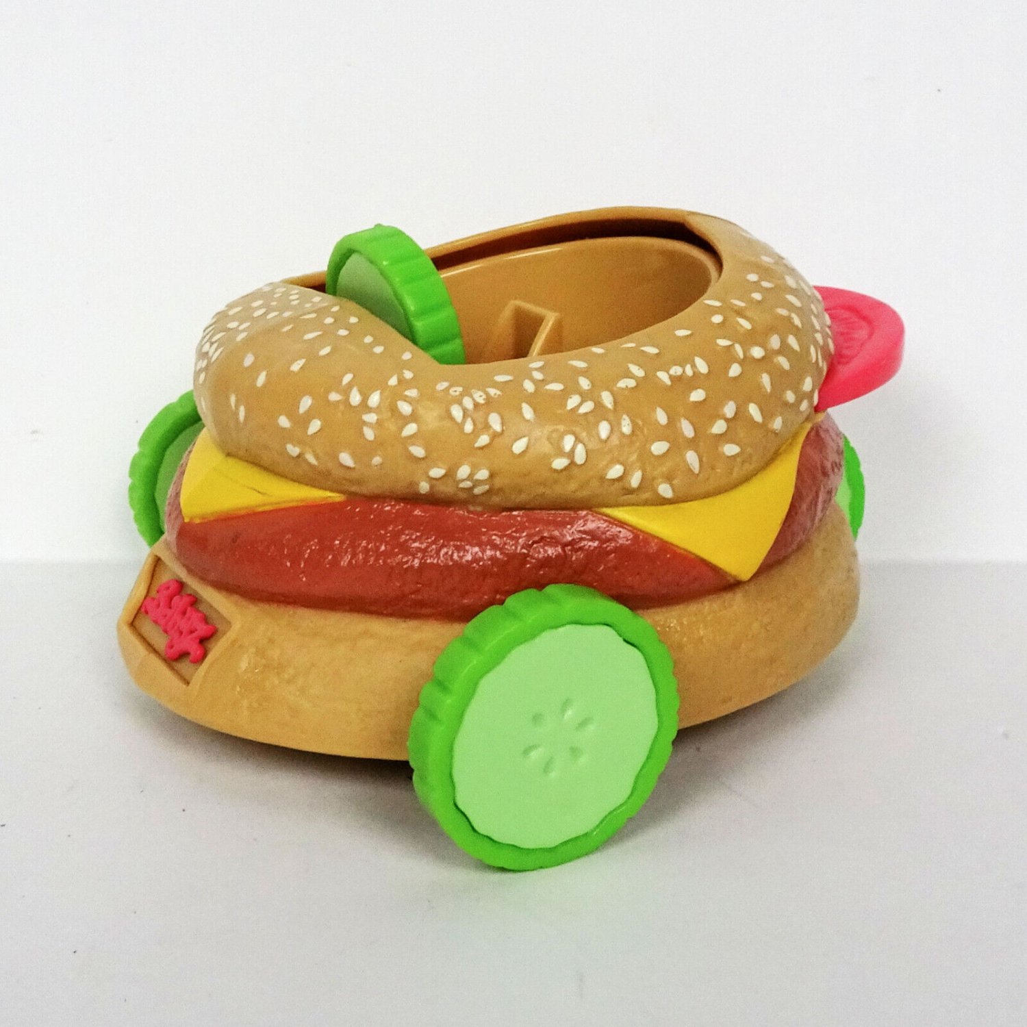 Vintage Bratz BabyZ Hamburger Burger Car Vehicle Three Wheel MGA Beef Patty