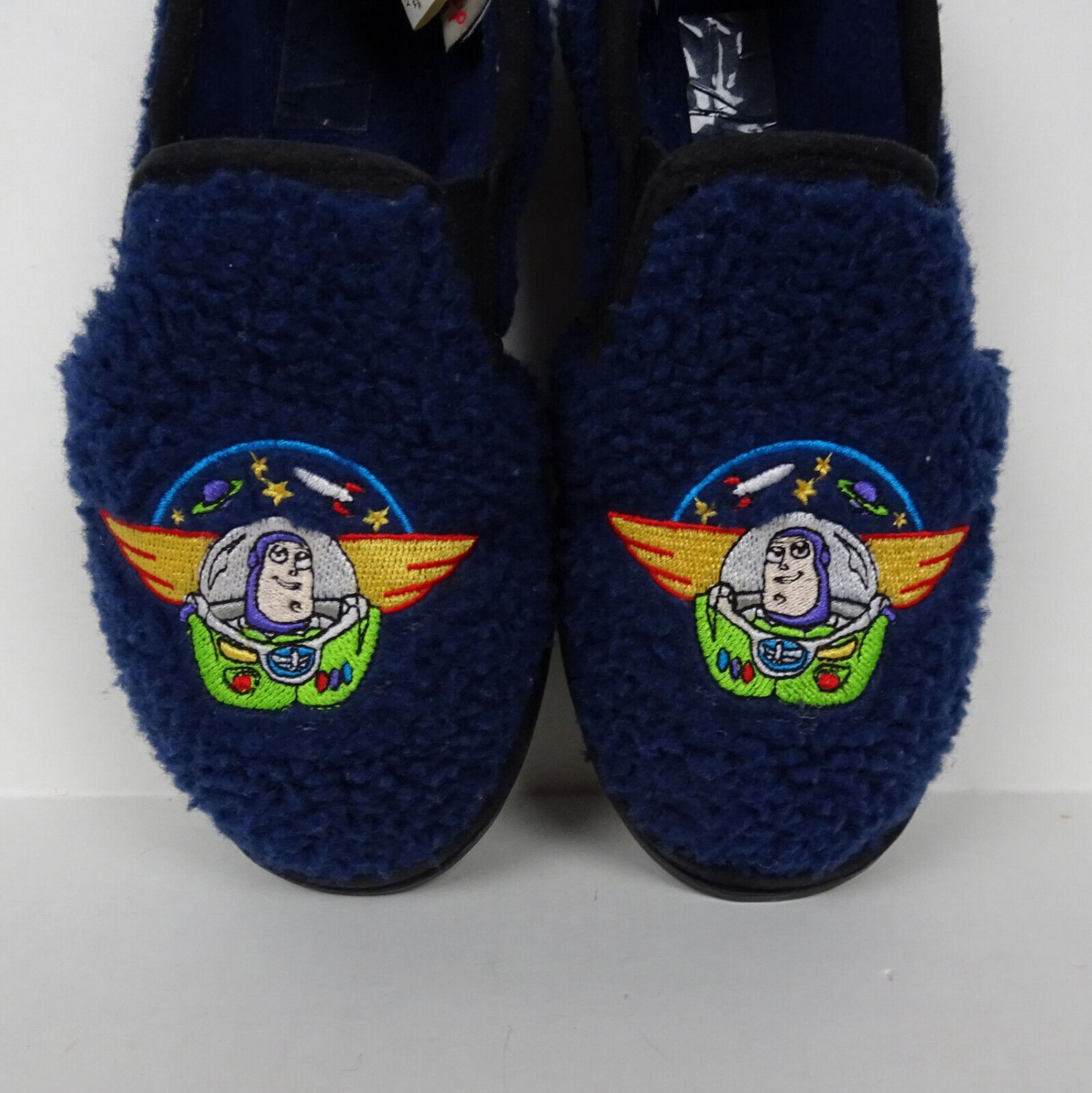 The Disney Store Toy Story Buzz Lightyear Sherpa Fleece Slippers Kids ...