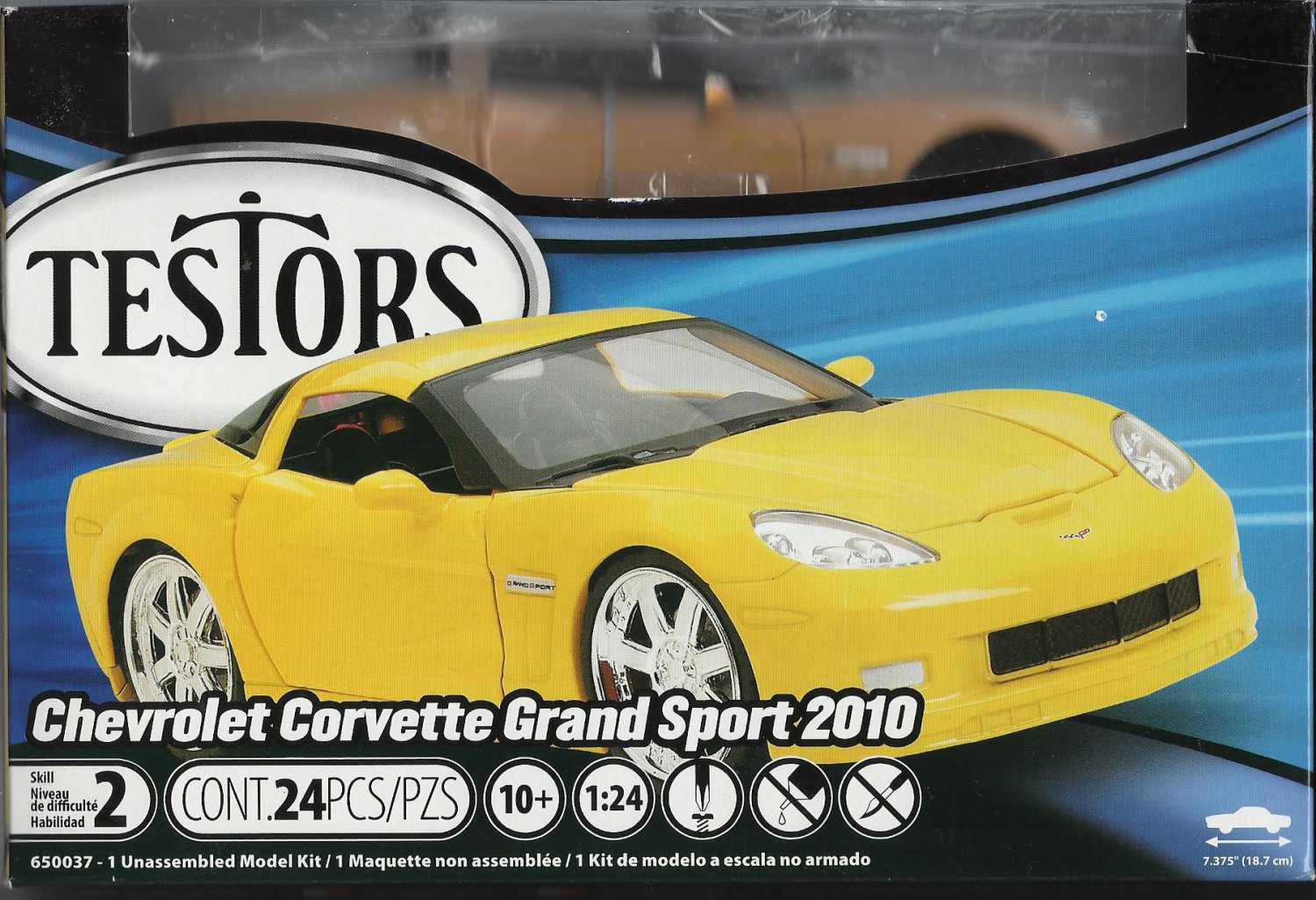 All Metal Chevrolet Corvette Grand Sport 2010 Model Kit.