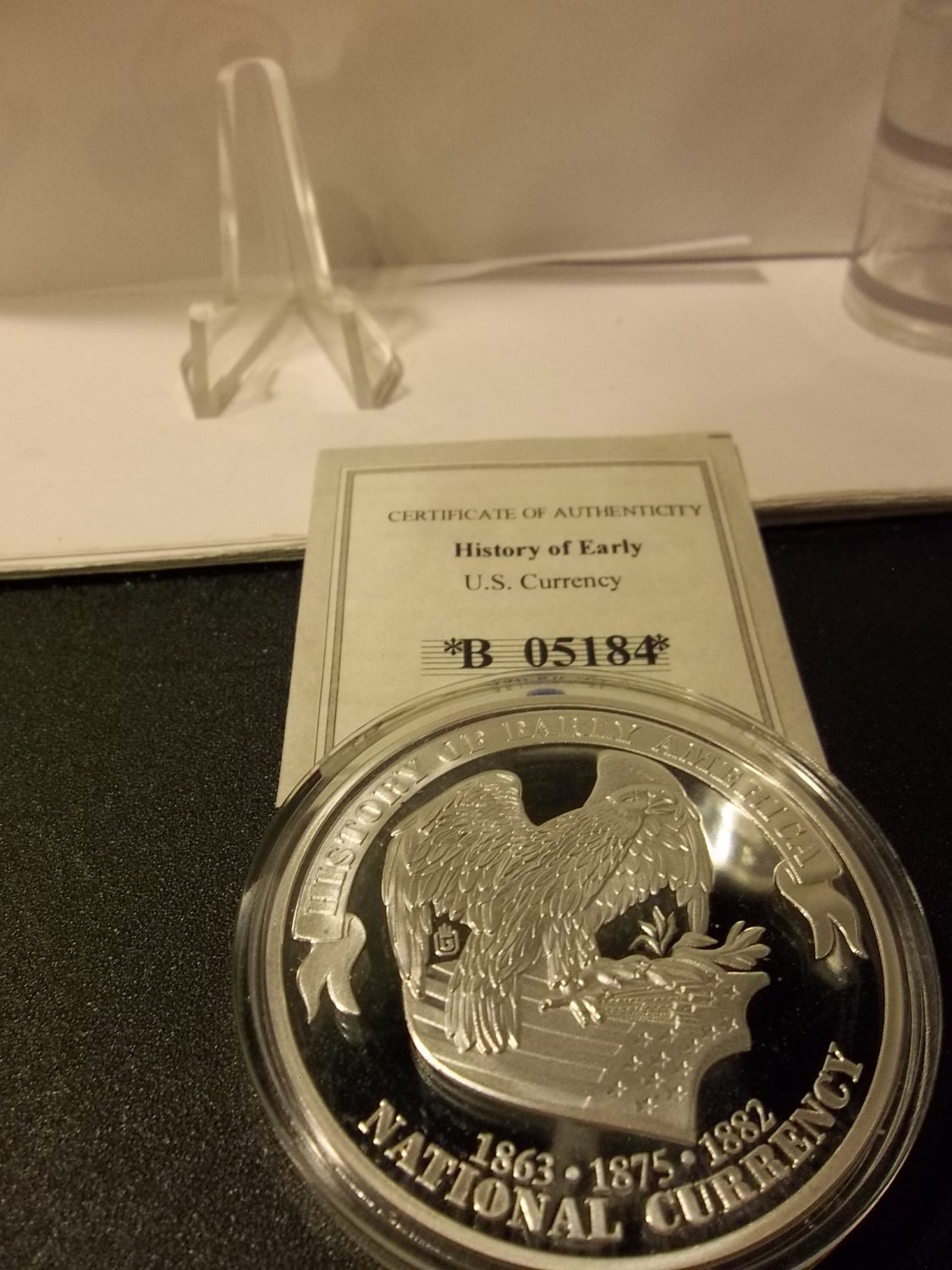 Proof 2011 .999 Silver layered 1875 $100 Declaration of Independence