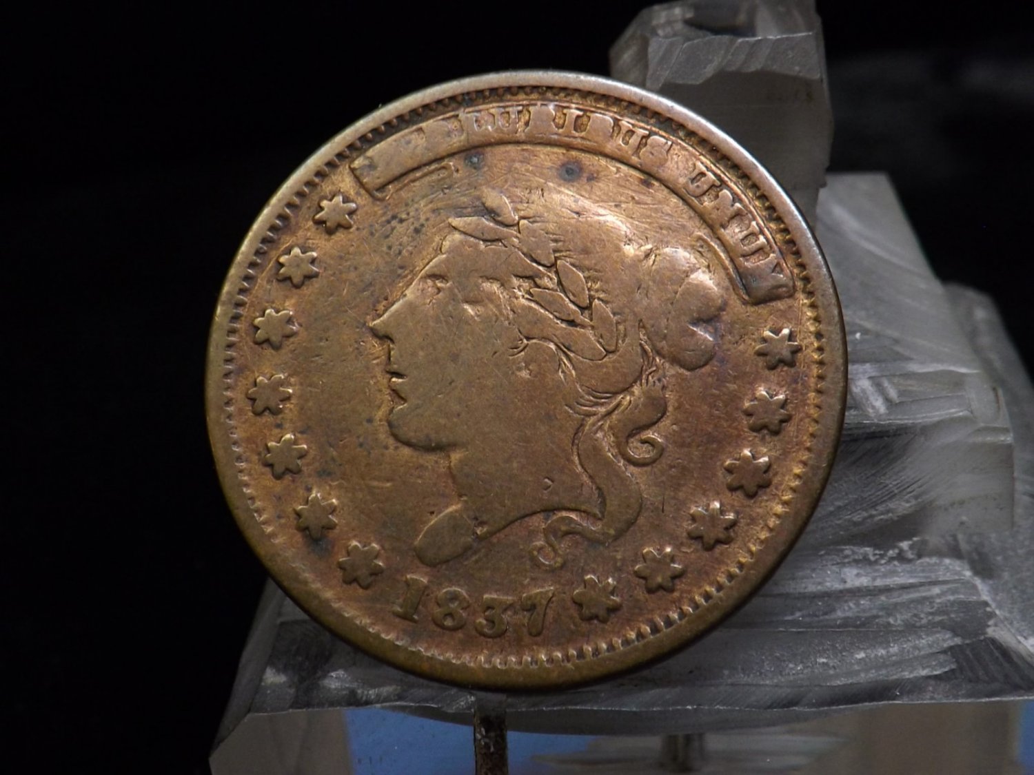 1837 Not One Cent Hard Times Coin Liberty