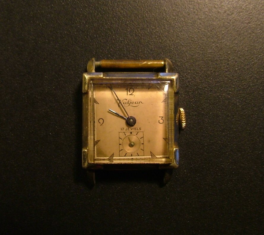 Valjean Watch Baton Hands & Square Dial c.1933