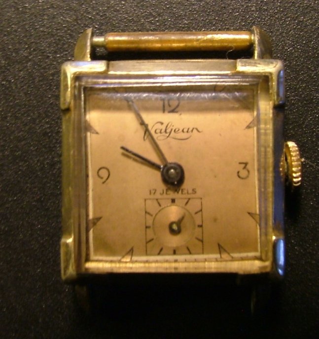 Valjean Watch Baton Hands & Square Dial c.1933