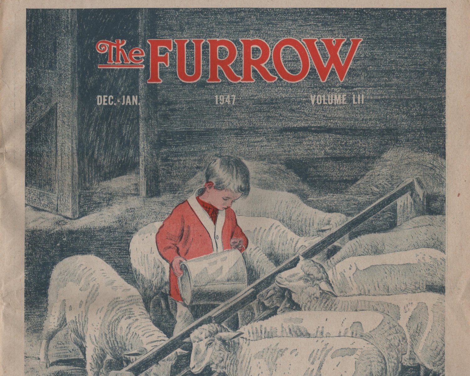 Vintage Furrow Magazine, Published by John Deere, Dec/Jan Issue Vol. 52 ...