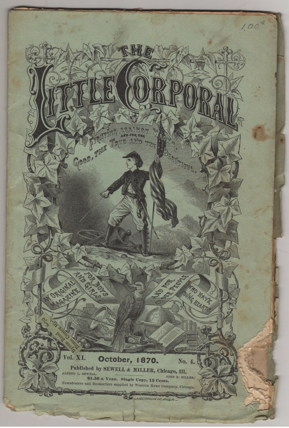 The Little Corporal, Children's Magazine, Sewell & Miller, Publishers ...
