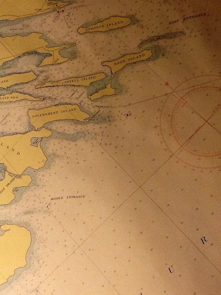 Lake Huron Survey Map, Les Cheneaux Islands Michigan No. 601, Color, 36 ...