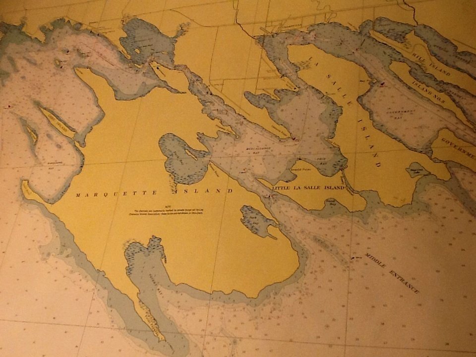 Lake Huron Survey Map, Les Cheneaux Islands Michigan No. 601, Color, 36 ...