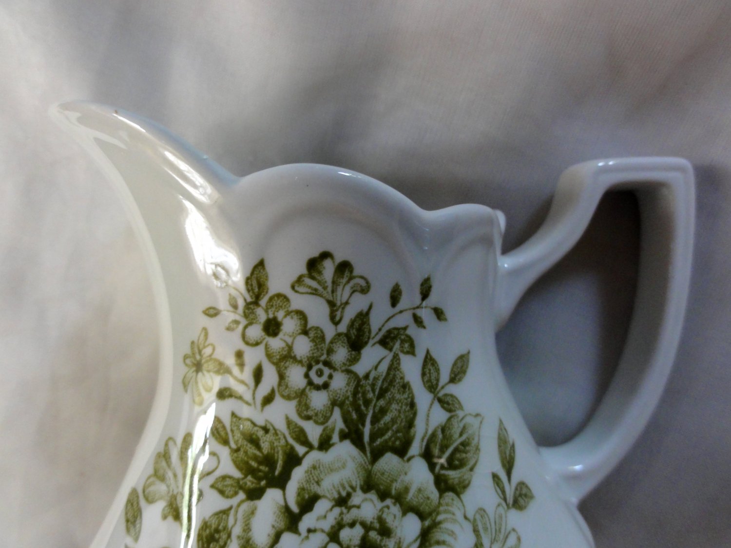 Royal Staffordshire J&G Meakin MILK CREAMER AVONDALE Green Ironstone ...