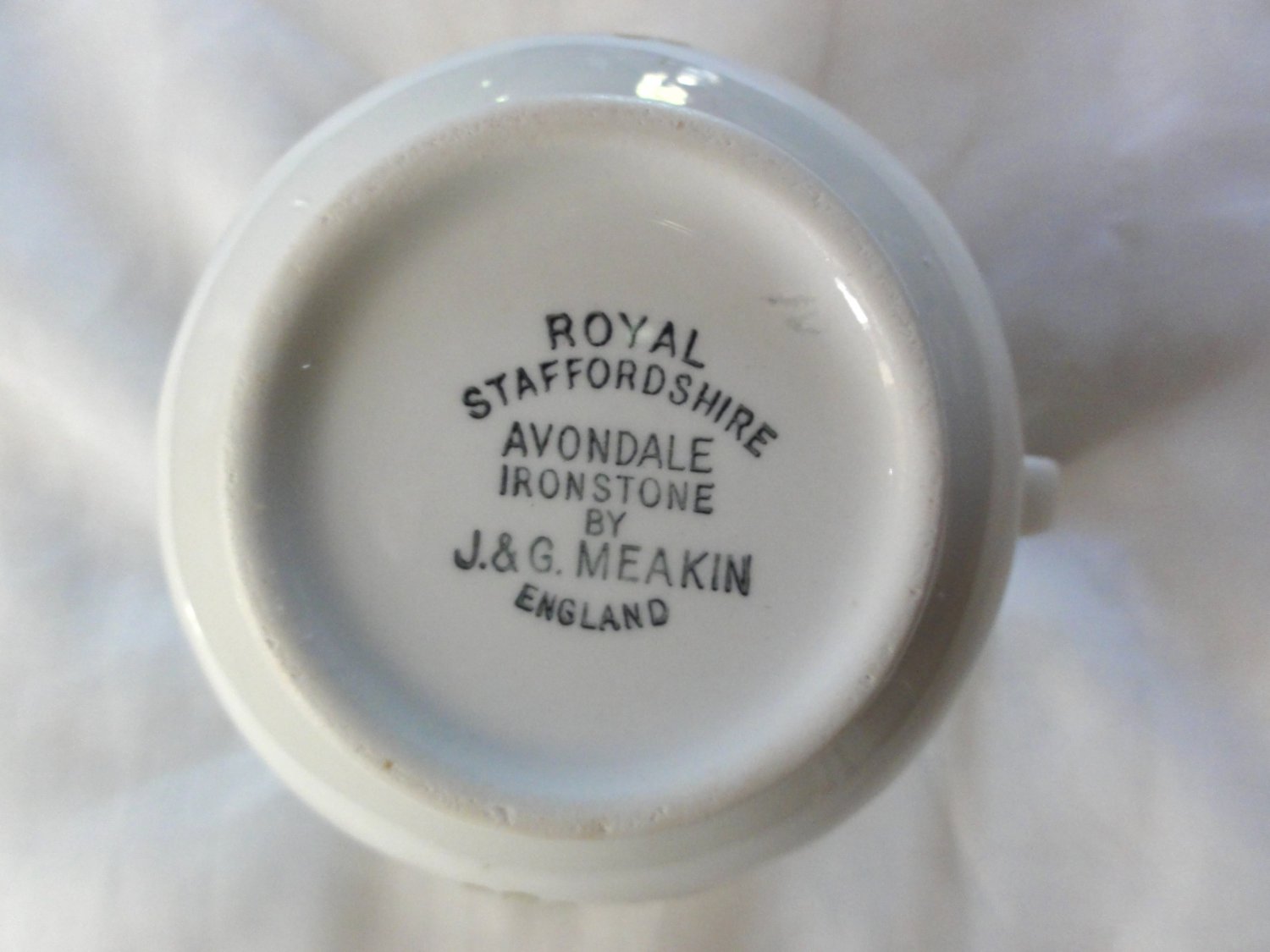 Royal Staffordshire J&G Meakin MILK CREAMER AVONDALE Green Ironstone ...