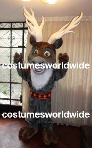 NEW REINDEER SVEN ADULT FROZEN CHARACTER COSTUME MASCOT 5' 9"