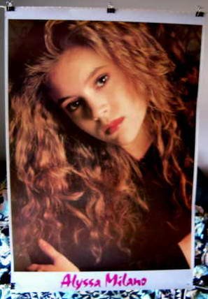 Alyssa Milano pretty pout poster HTF &ship from USA