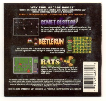 Quantum Axcess Way Cool Arcade Games for Windows CD-ROM