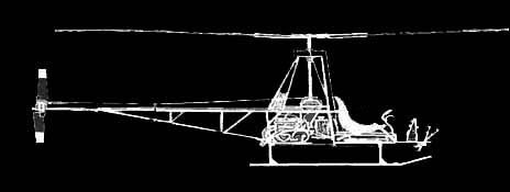 Ultralight experimental helicopter building plans blueprints