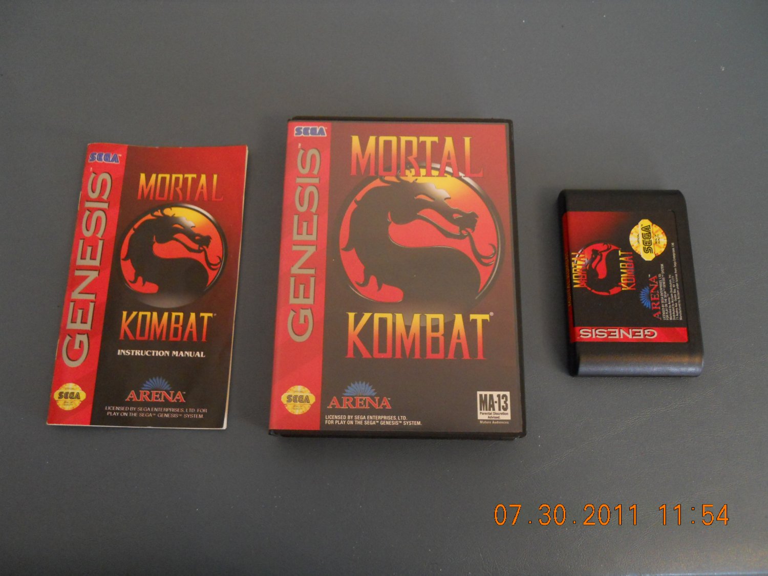 Mortal Kombat - Sega Genesis
