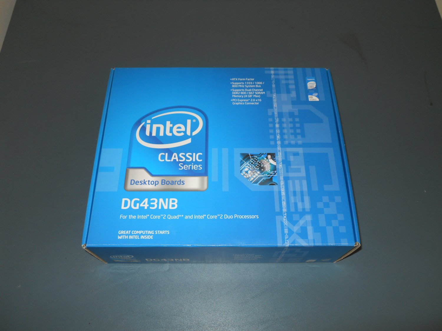 Intel desktop motherboard DG43NB LGA775 DDR2 mobo