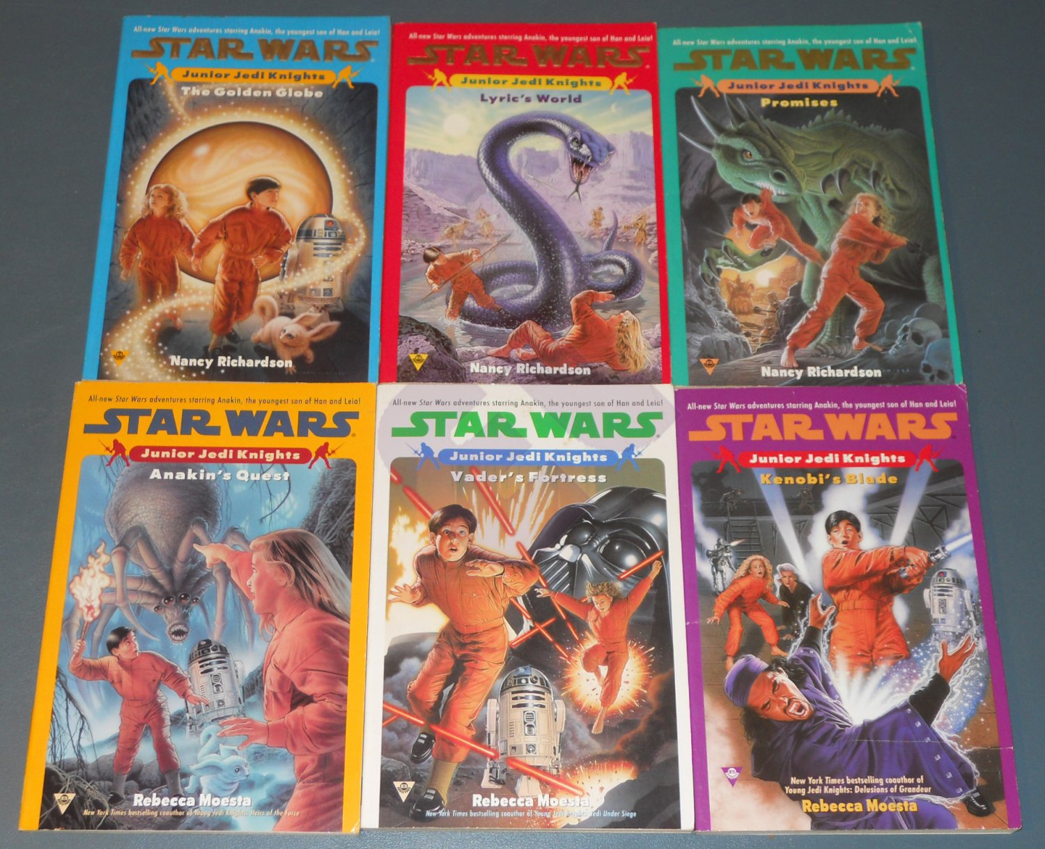 Star Wars Junior Jedi Knights chapter book books lot series 1-6 ...