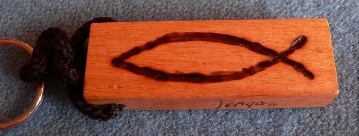 Christian Fish Keychain