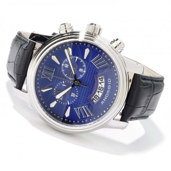 and0011 - Android Men's Spiral Swiss Quartz Chronograph Movement ...