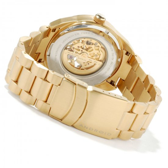 and0004 - Android Men's Savant Automatic Skeleton Stainless Steel Watch