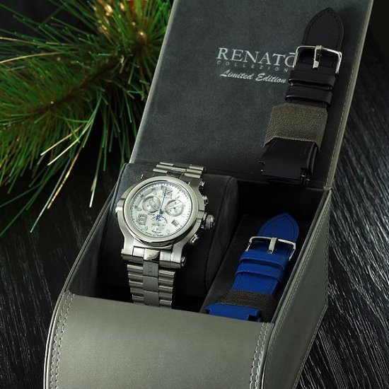 now17006 - Renato Men's T-Rex Chronograph Watch w/ Interchangeable ...