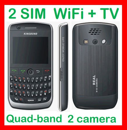 Free ship New Unlock New i89 qwerty keyboard 2SIM 4band wifi java TV MSN FM