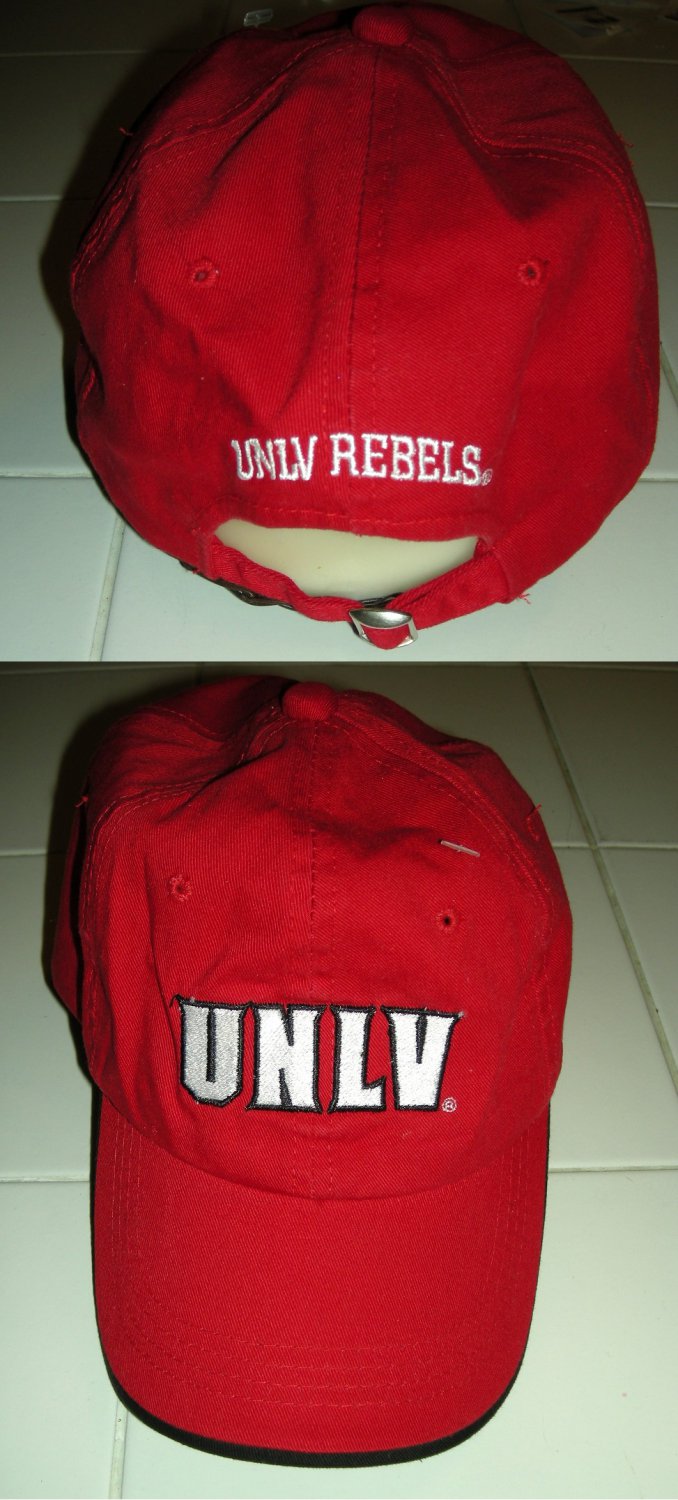 UNIVERSITY OF NEVADA AT LAS VEGAS EMBROIDERED BALL CAP **NEW**