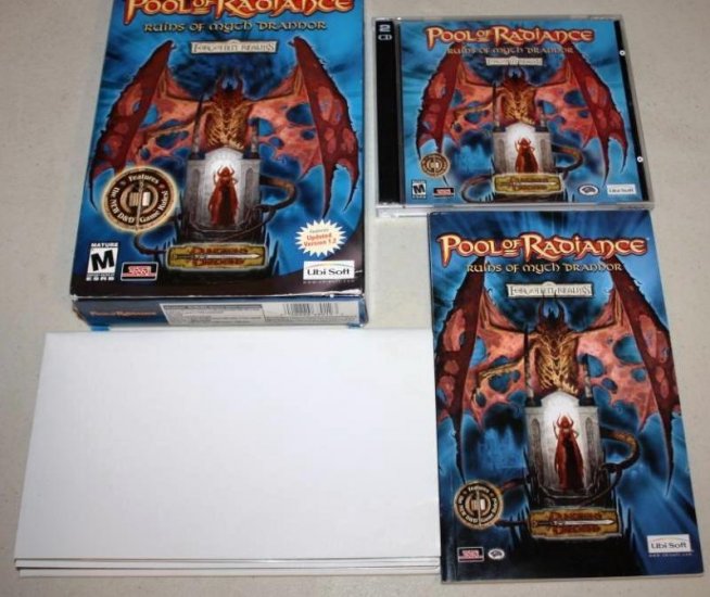PC Pool of Radiance Ruins of Myth Drannor Complete in Box