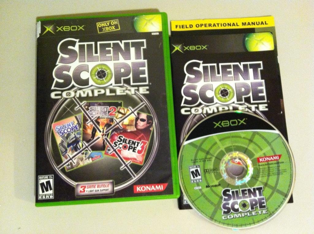 XBOX Silent Scope Complete with manual and case